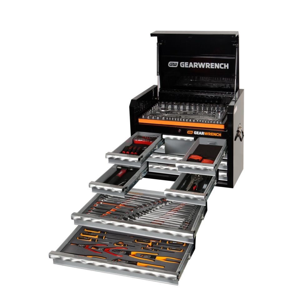 GEARWRENCH 206 piece Combination Tool Kit + 26 inch Tool Chest ...