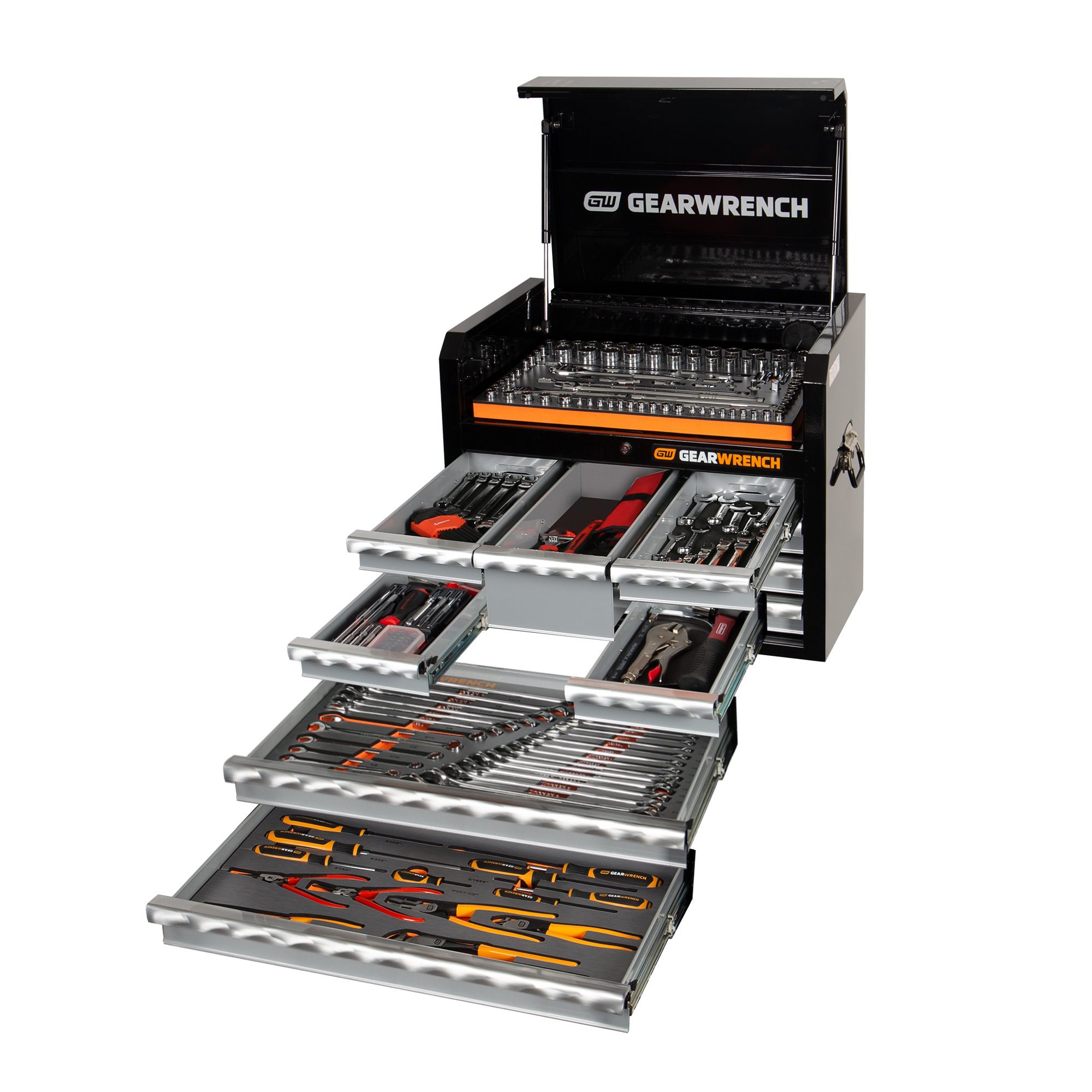 GEARWRENCH 240 piece Combination Tool Kit + 26 inch Tool Chest ...