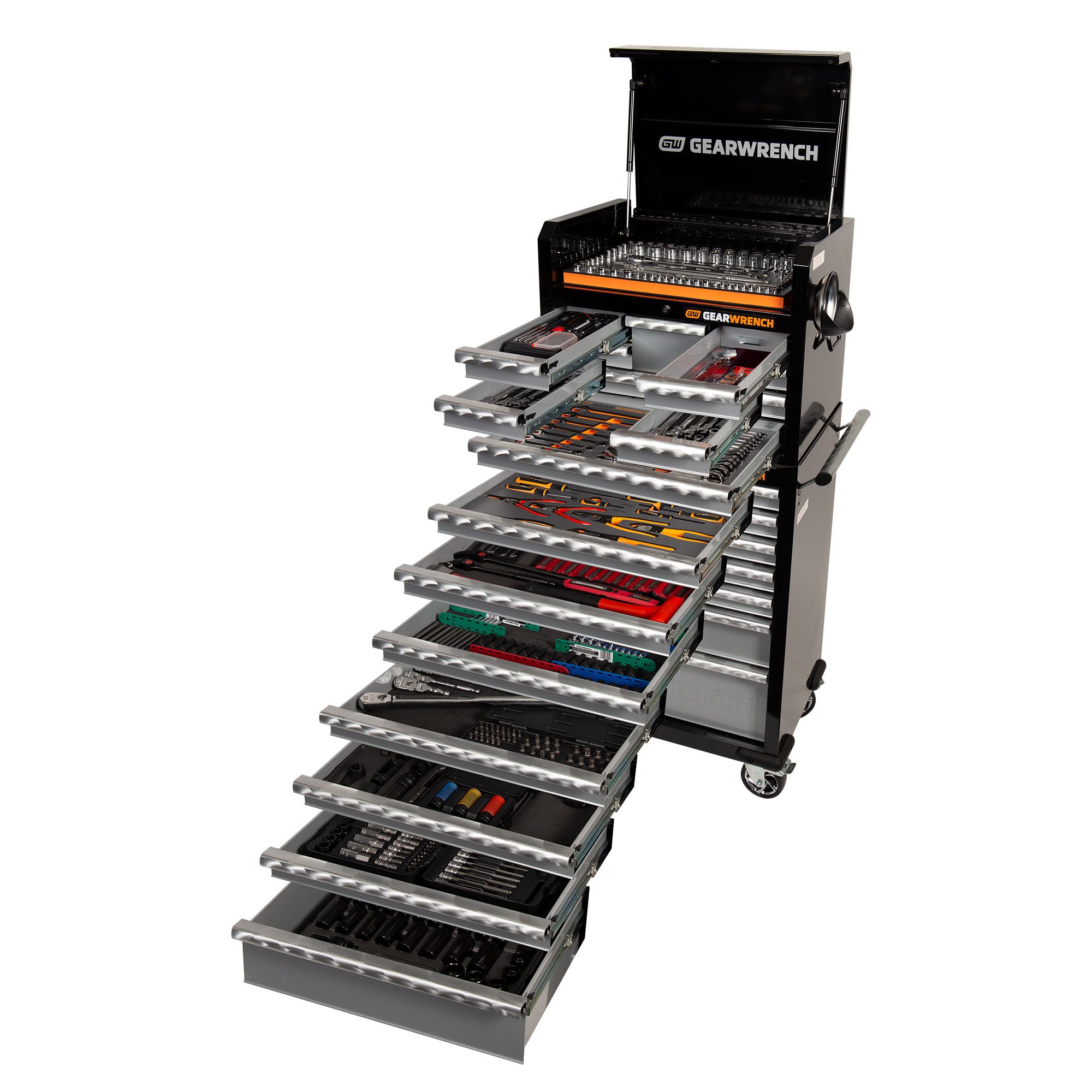 GEARWRENCH 496 piece Combination Tool Kit + 26 inch Tool Chest ...